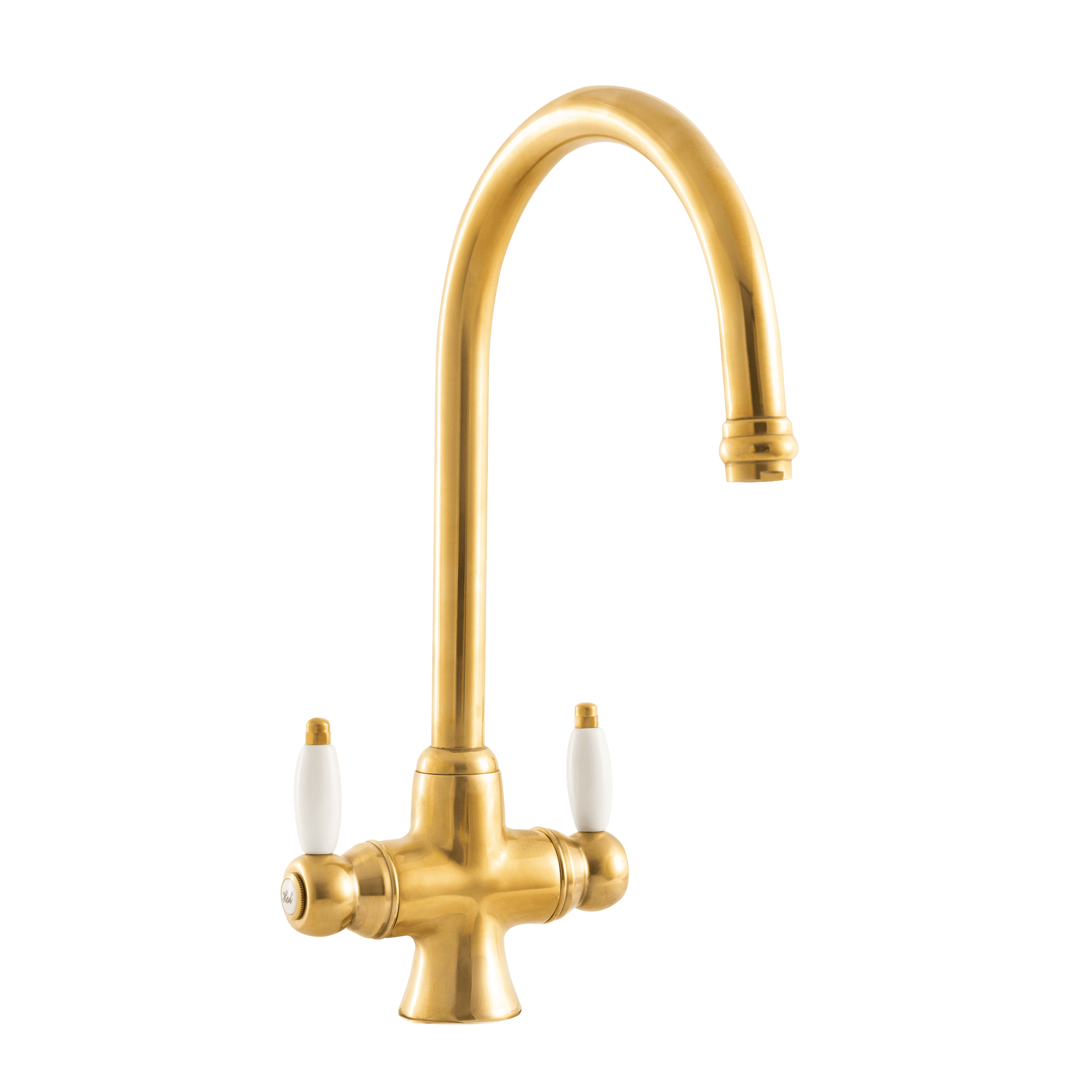 Frejuis - Victorian Kitchen Tap - Porcelain Levers – Renaissancebathrooms