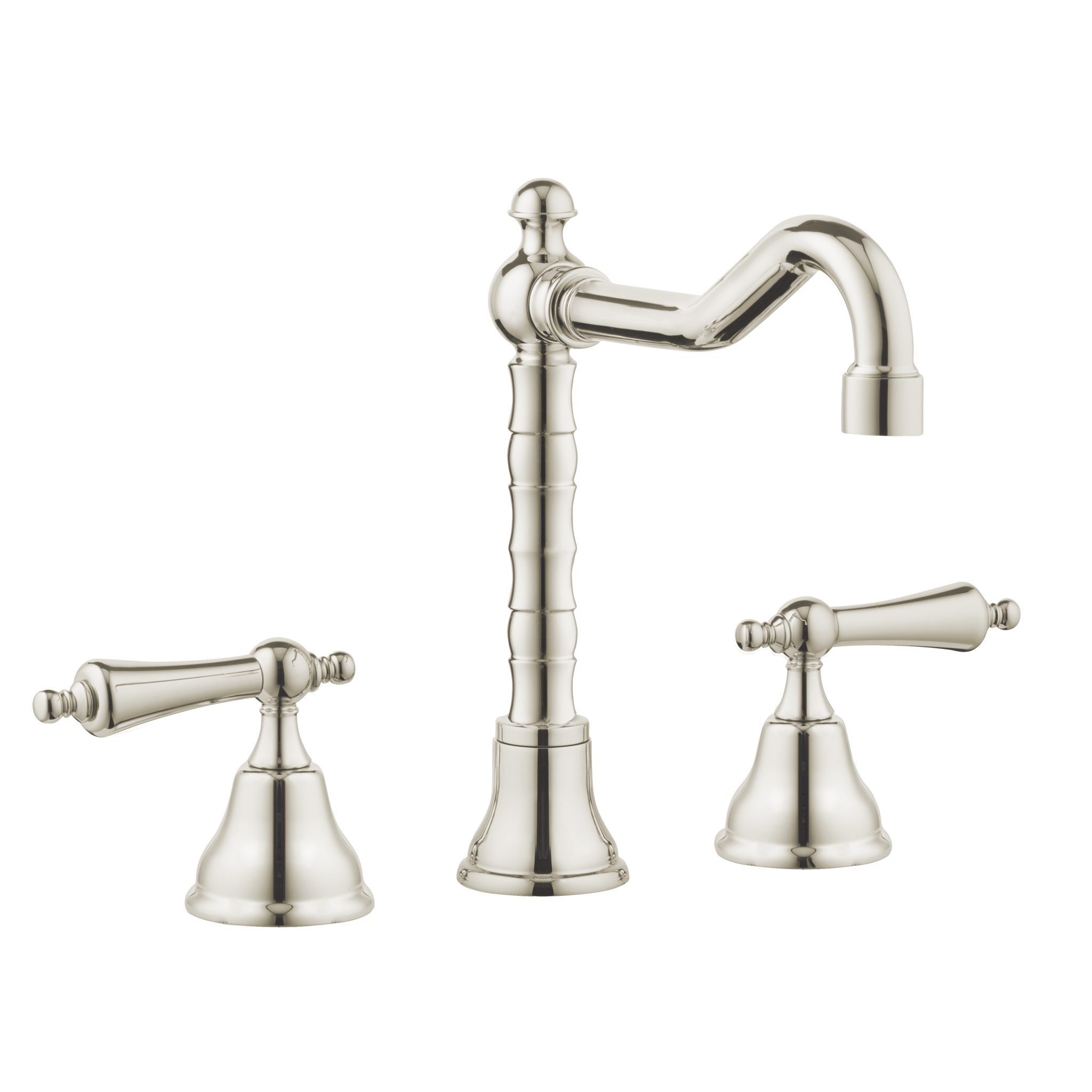 Chavalet - Three Hole Basin Set - Porcelain Levers – Renaissancebathrooms